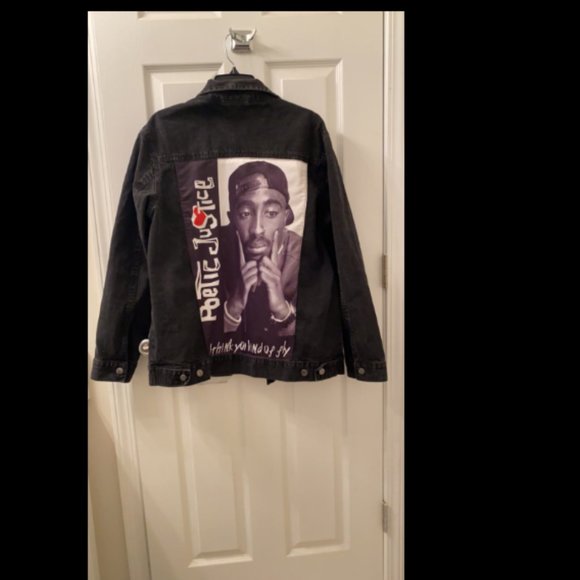 Chemistry | Jackets & Coats | Poetic Justice 2pac Black Denim Jacket ...